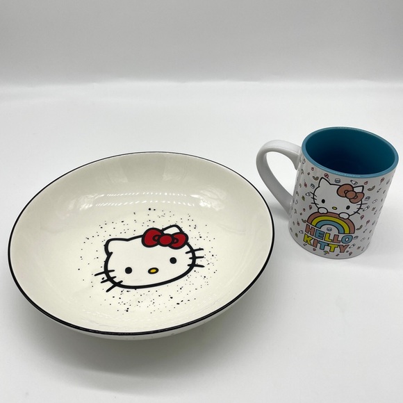 Sanrio | Kitchen | New Hello Kitty Dish Mug Bundle | Poshmark